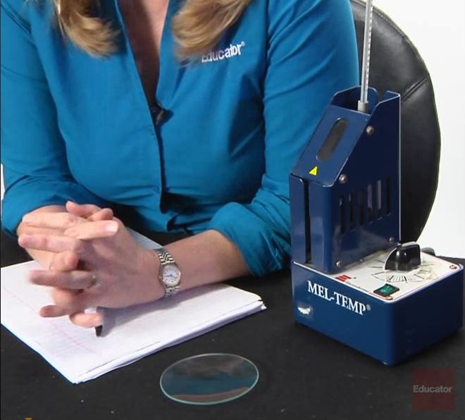 Melting Point Lab Demonstration - Educator.com